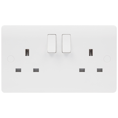 Median - Socket, 2 Gang (2G) DP Switched – Ecclesall Lighting and ...